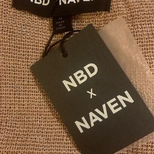 NBD | Tops | Revolve Nbd X Naven Melina Crop Top In Gold Lurex | Poshmark